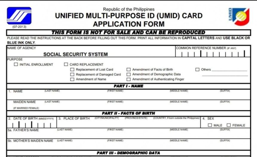 How to Apply for UMID Card (Unified Multi-Purpose ID Card) | The PH ...